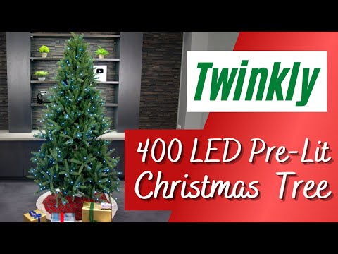 Twinkly Pre Lit Christmas Tree With 400 LEDs