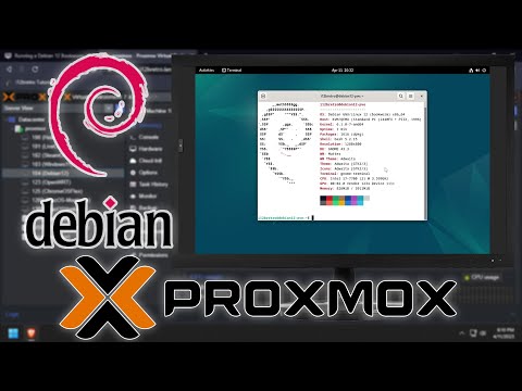 Running a Debian 12 Bookworm VM in Proxmox VE