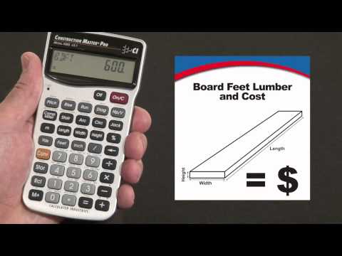 How to Calculate Board Feet Lumber and Costs | Construction Master Pro