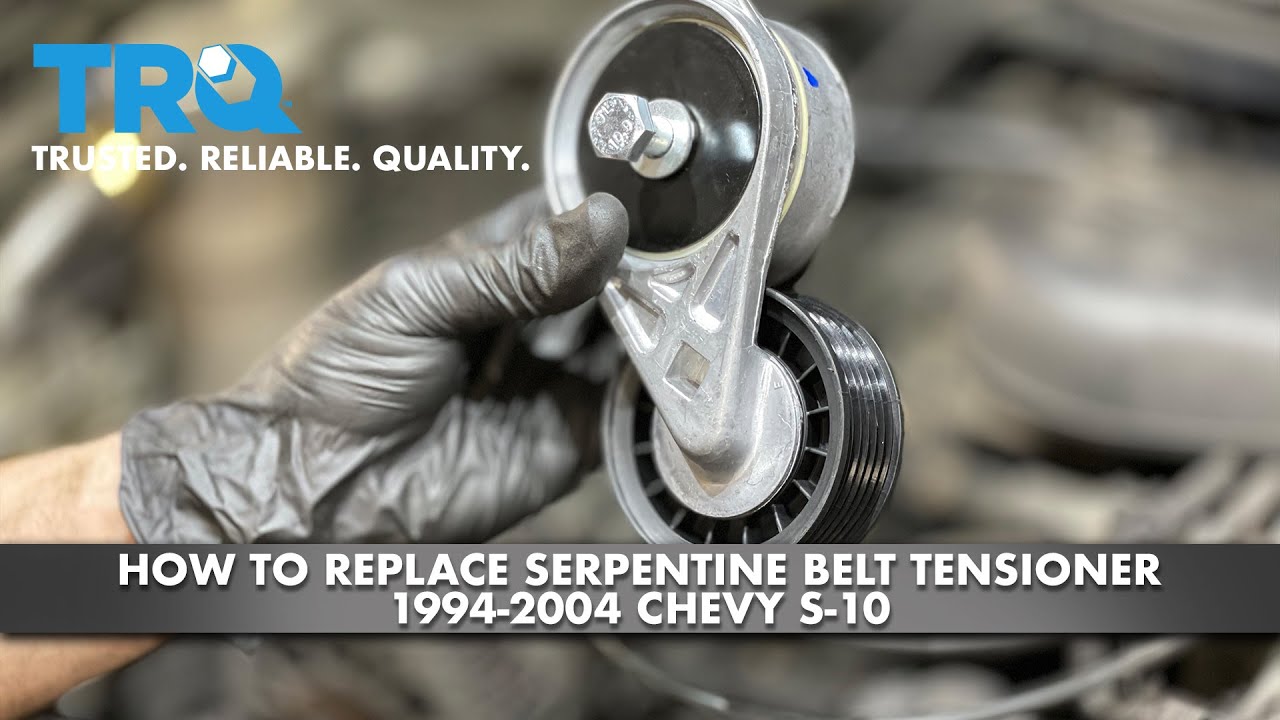 How to Replace Serpentine Belt Tensioner Chevy S-10 1994-2004