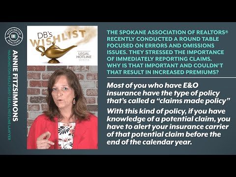 E&O Claims Based Policy