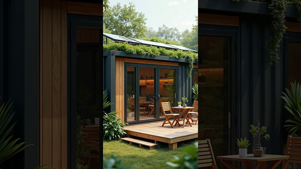🏡 Eco-Friendly Container House Tour – Sustainable Living in Style! 🌿✨