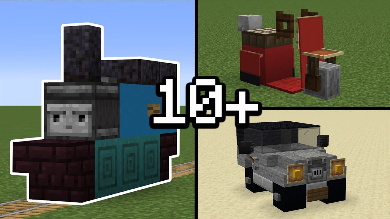 10+ VEHICLE Build Hacks in Minecraft! - Minecraft Builders