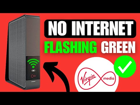 How To Fix Virgin Media Hub Flashing Green Light (No Internet Connection)