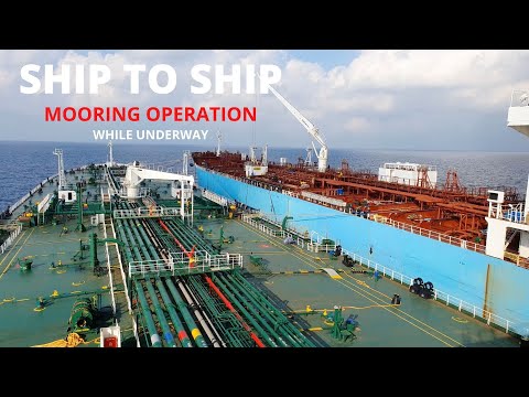 SHIP TO SHIP MOORING OPERATION WHILE UNDERWAY || TWO SHIPS APPROACHING || FLYING AT SEA || PART-2