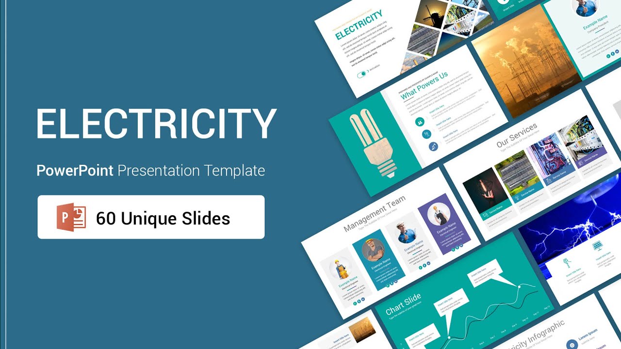 Electricity PowerPoint Presentation Template l Google Slides, Keynote