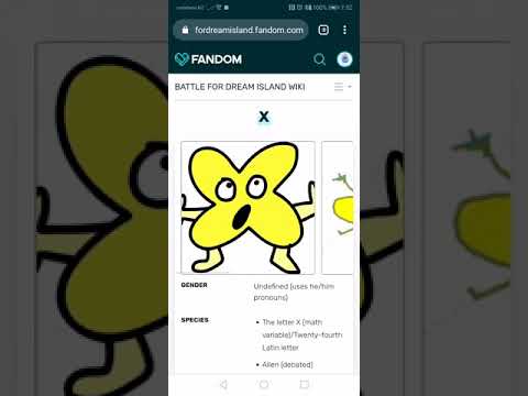 X - BFDI wiki