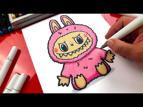 How To Draw A Labubu Monster - Have A Seat