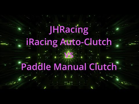 JHRacing iRacing Auto Clutch VS Manual Paddle Clutch