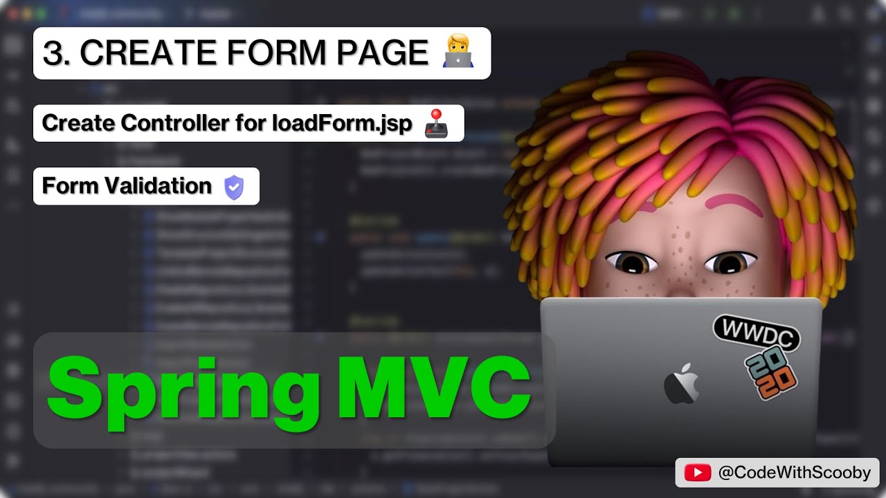Spring MVC Tutorial #3 | Create Form, Controller & Basic Form Validation | Java Web Development