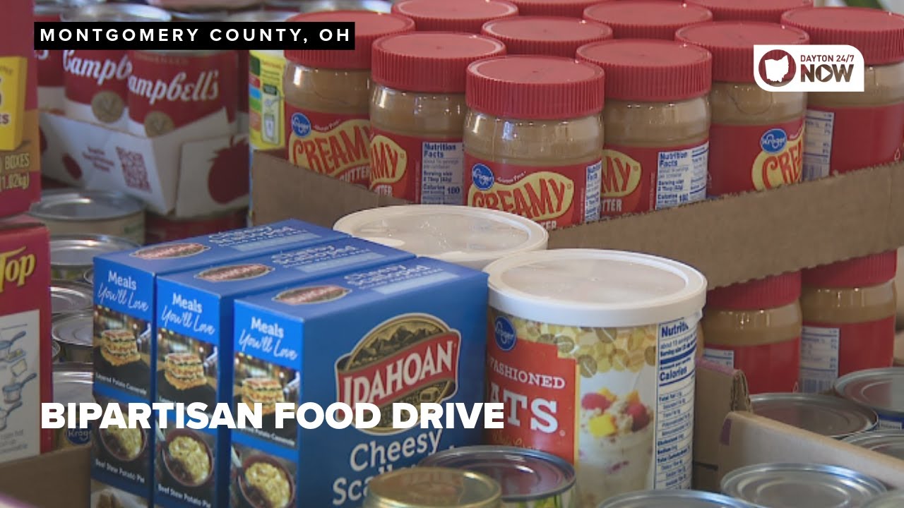 Montgomery County Democrats and Republicans unite in bipartisan food drive