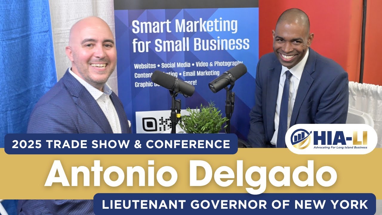 NYS Lt. Governor Antonio Delgado at 2025 HIA-LI Trade Show | Interview with Eliud Custodio