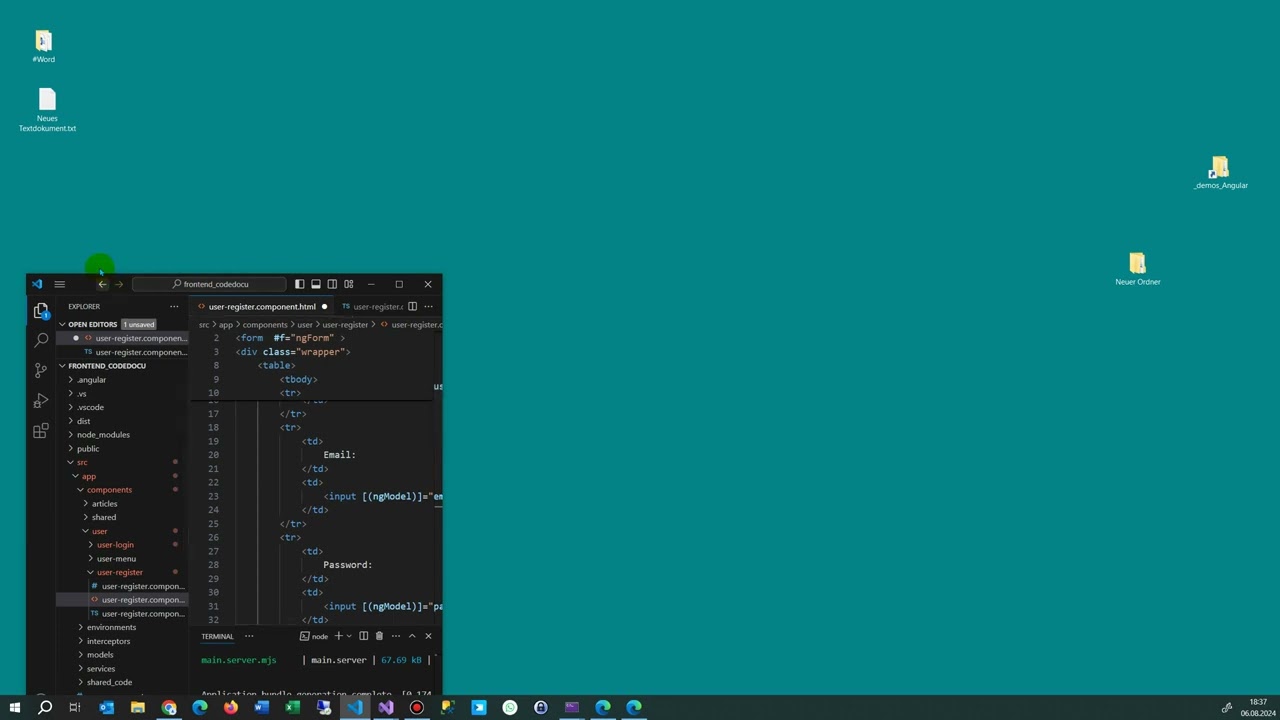 Angular 17: click event does not fire , not working