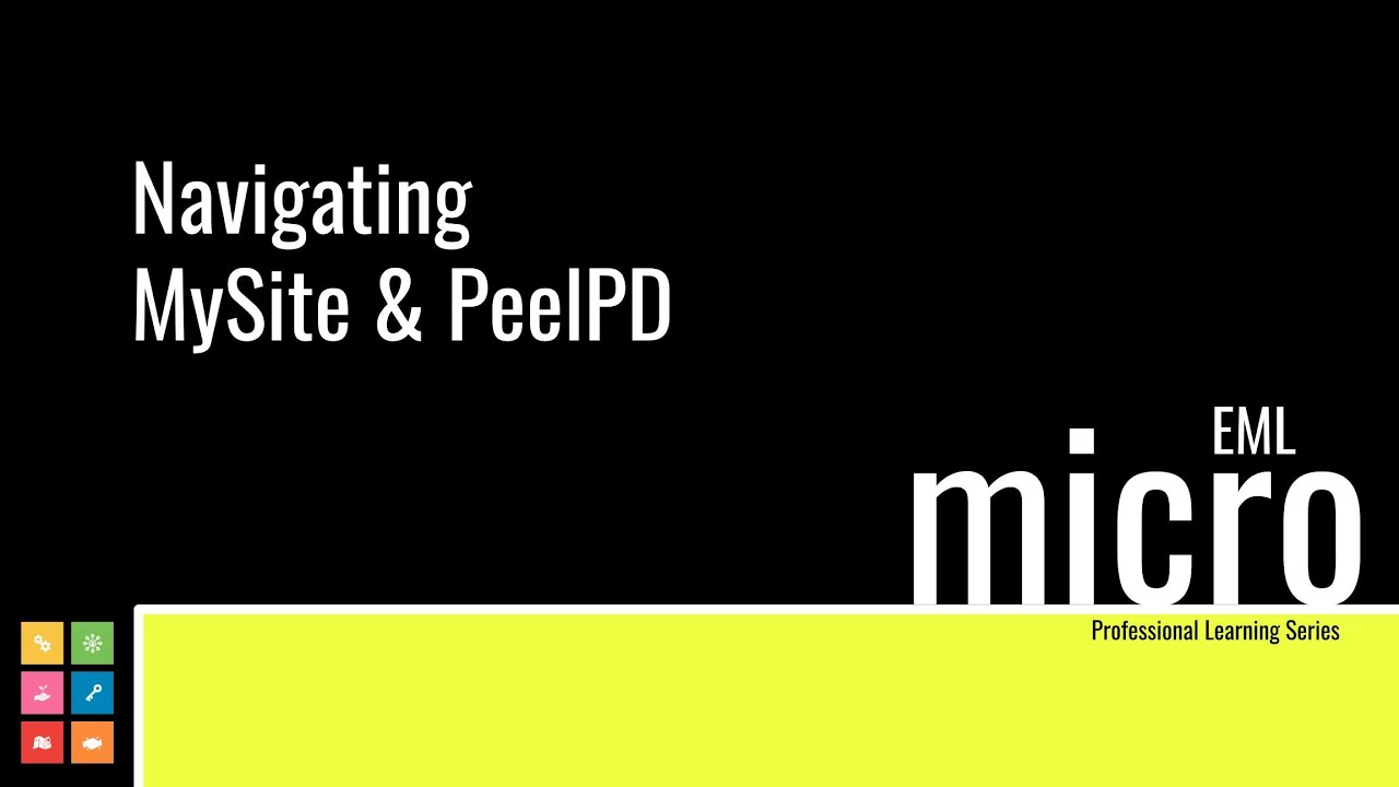 EML Micro: Navigating PDSB's MySite & PeelPD