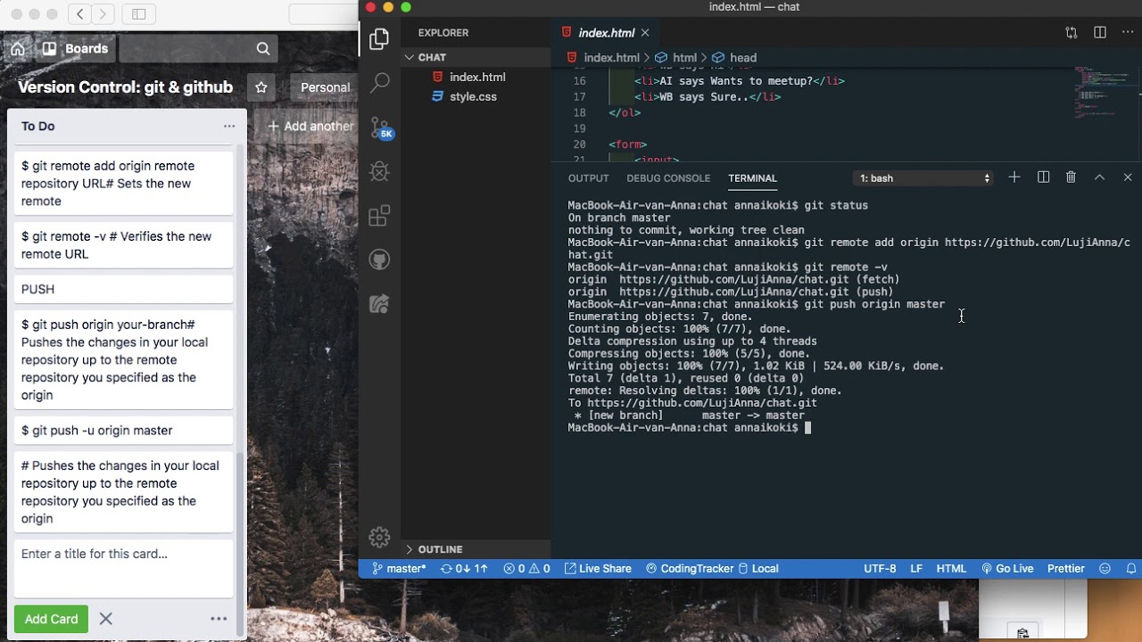 Chat app 04 : Code Hosting with GitHub