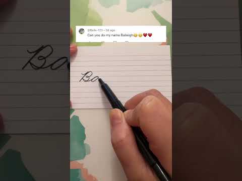 Baileigh - Write Your Name in Cursive
