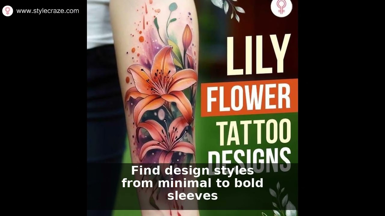 64 Lily Flower Tattoo Ideas & Meanings [Top Inspirations]