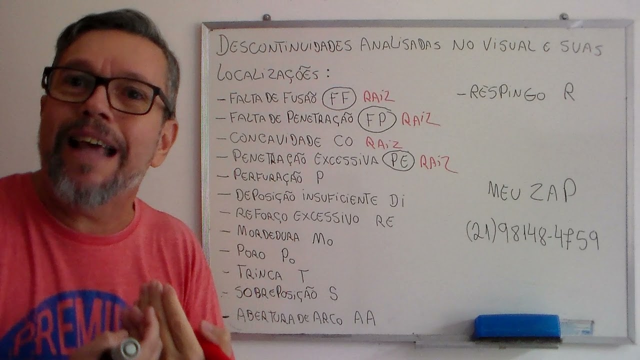 Como analisar e localizar corretamente as descontinuidades no visual de solda - aula 01