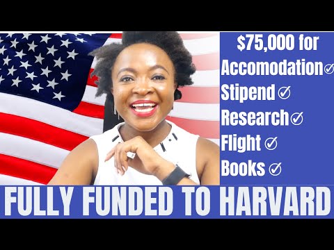 HOW TO STUDY AT #HARVARD FOR FREE (If you want to get any fully funded scholarship, watch this)
