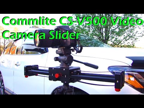 Commlite Video Camera Slider Dolly Track Review