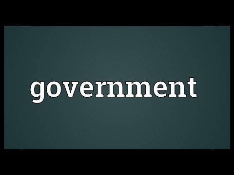 Government Meaning