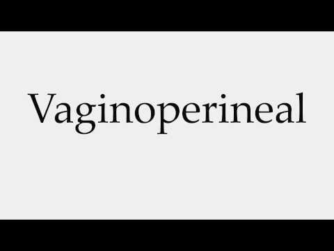 How to Pronounce Vaginoperineal