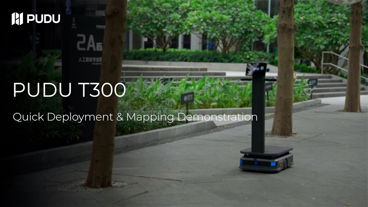 PUDU T300: Quick Deployment and Mapping Demo | Pudu Robotics