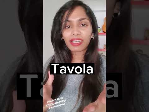 tavolo o tavola? do u know the difference ? #italy #italian #italianlanguage #italianwords