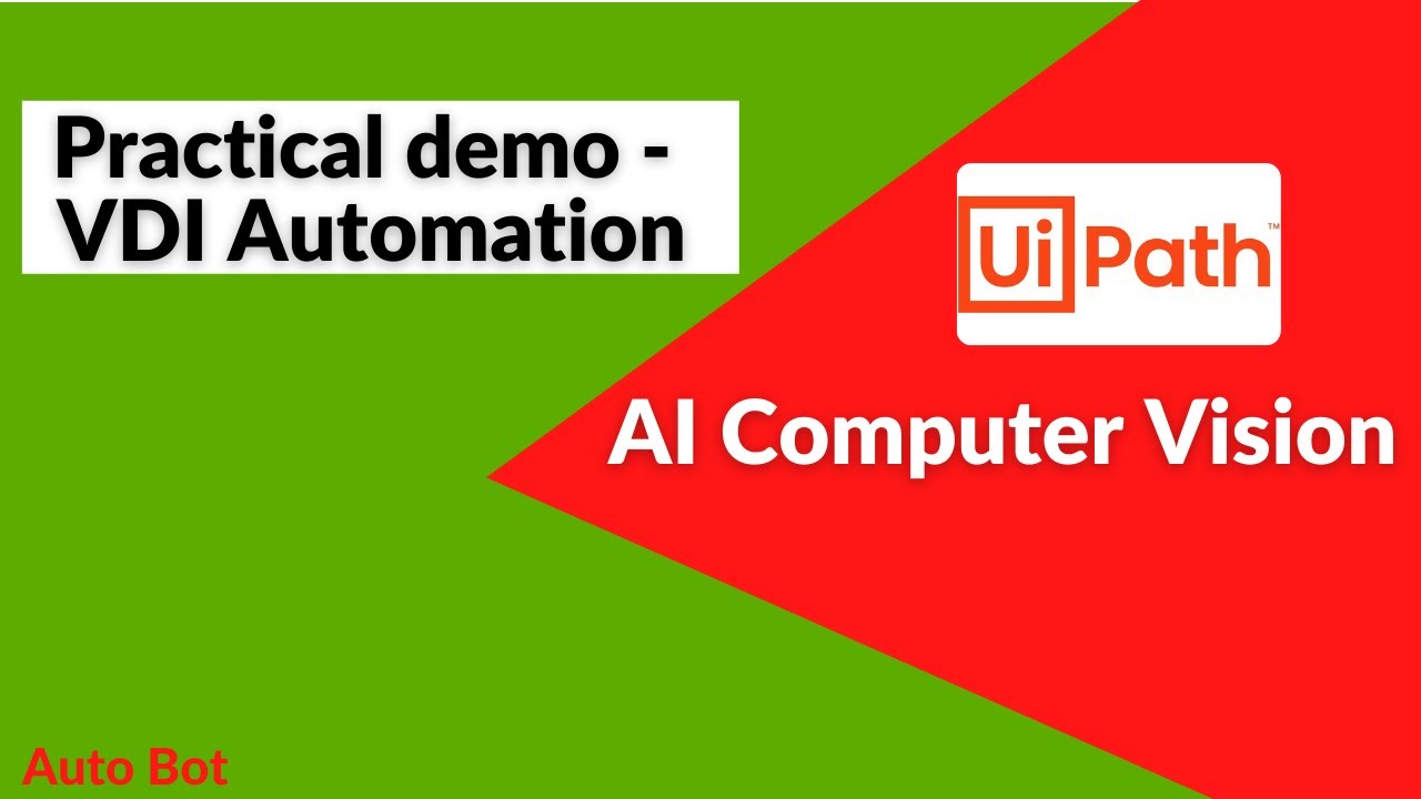 UiPath-AI Computer Vision|Configure API key|Automate VDI|Practical demo & Tutorial