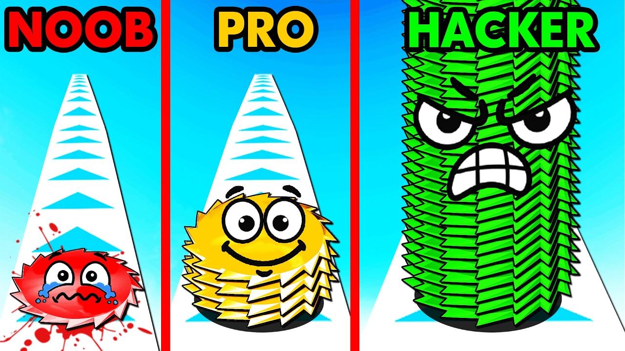 NOOB vs PRO vs HACKER GRINDER