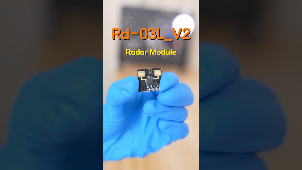 🎯 Can a radar module really detect your slightest movement? #aithinker #module #radar