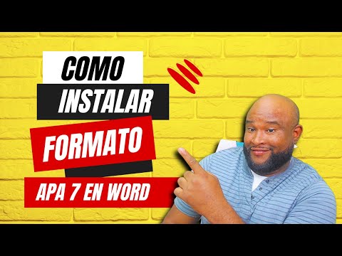 Como Instalar Formato APA 7 en Word 2023