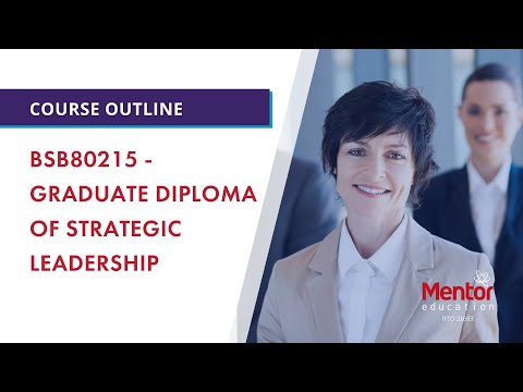 Course Outline - Graduate Diploma of Strategic Leadership