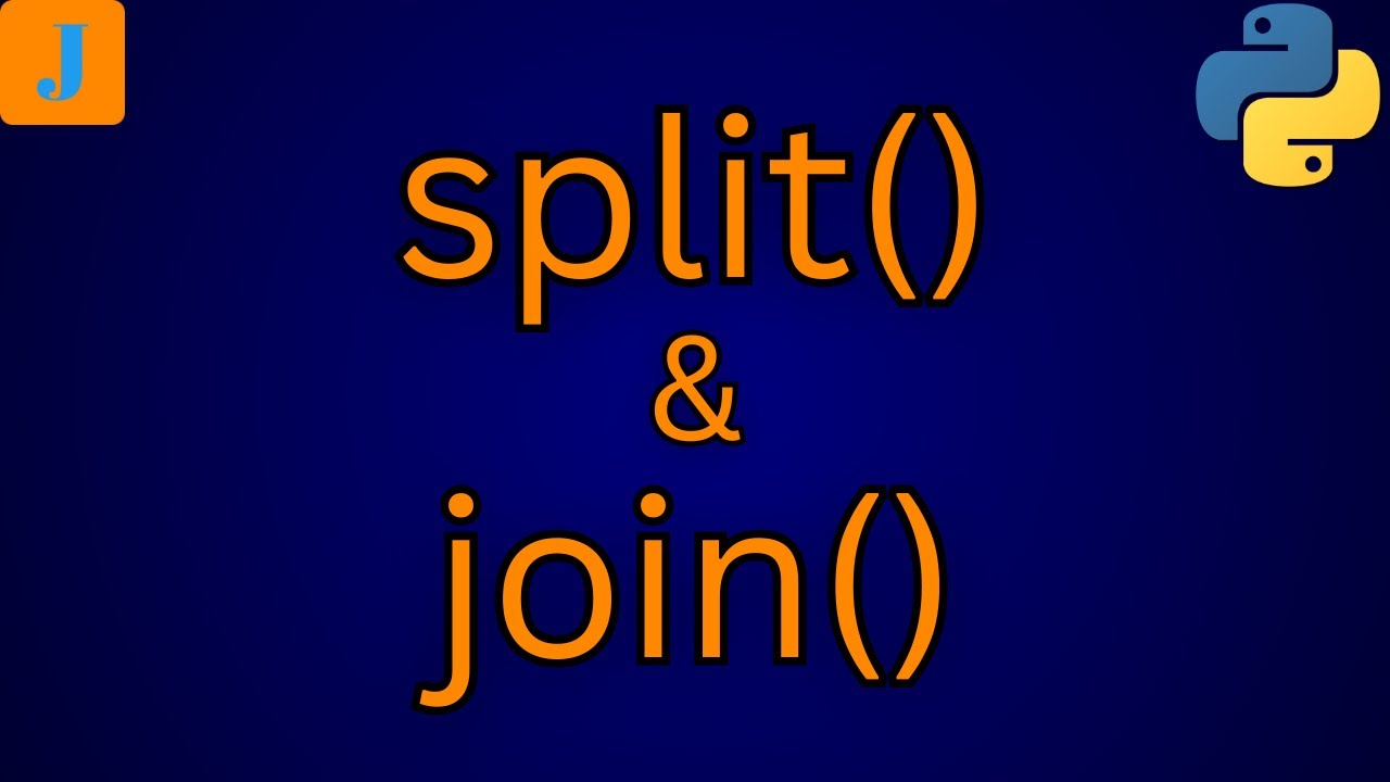 Python split and join