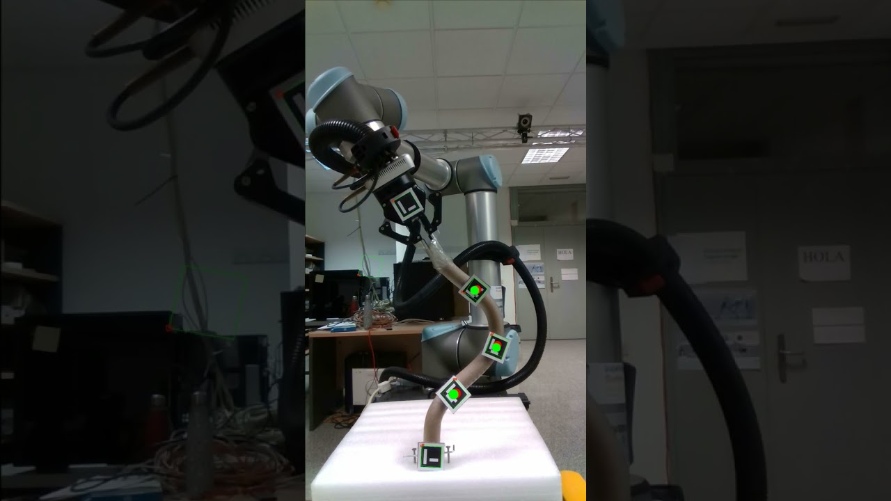 Experiments: Three servoeds (Fig. 6.10)  using saturation and weight matrix for a huge deformation