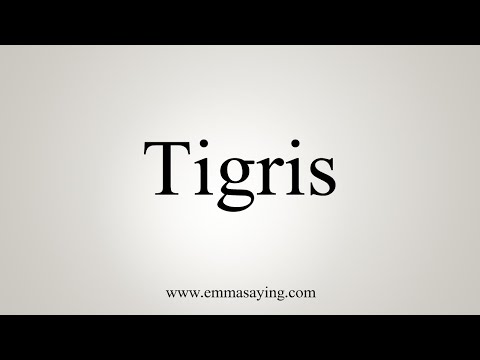 How To Say Tigris