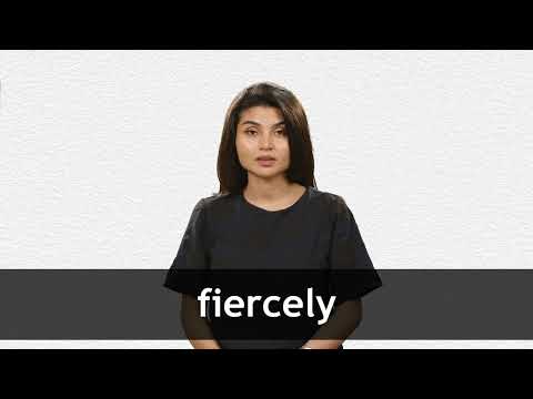 FIERCELY definition in American English | Collins English Dictionary