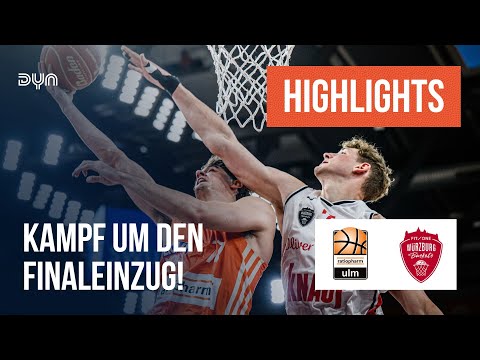 Highlights: ratiopharm ulm - FIT/One Würzburg Baskets | easyCredit BBL | Dyn Basketball