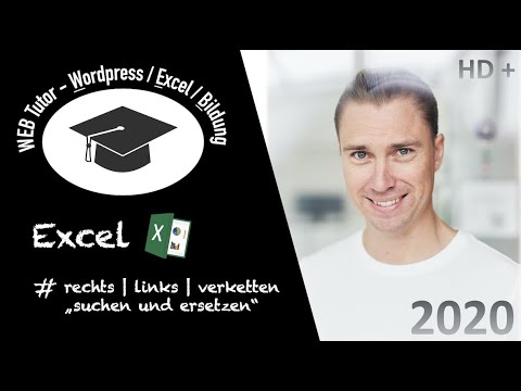 Praktische Formeln & Funktionen | [links] [rechts] [verketten] [suchen & ersetzen] | für den Alltag!