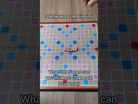 How many 3 letter words ending in I do you know?