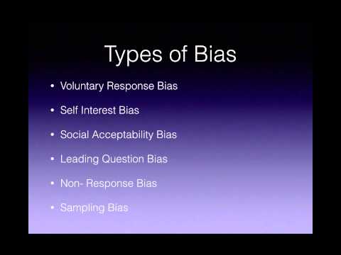 Biased Data