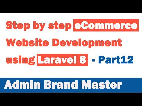 Learn Step by step eCommerce website Development using Laravel 8 Part 12 Brand Master - Mind Luster