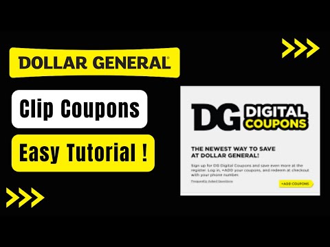 How to Clip Coupons on Dollar General App !