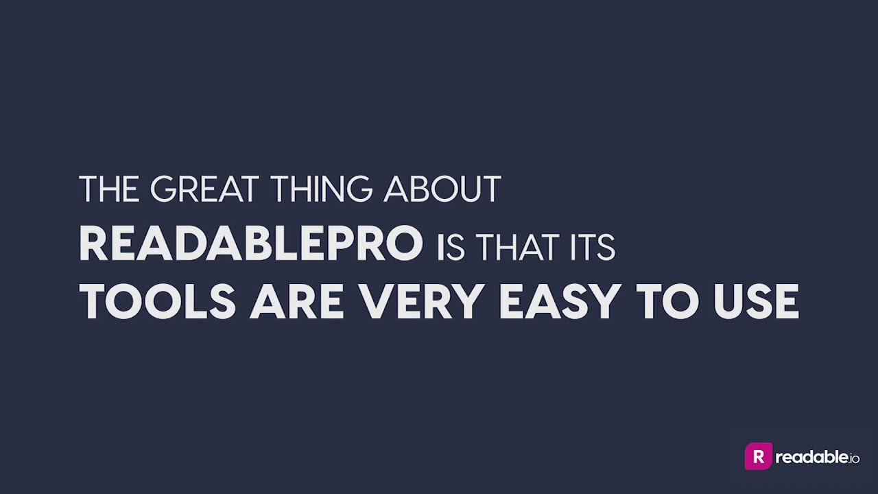 ReadablePro walkthrough: text tool