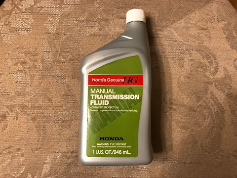 Honda Accord Manual Transmission Fluid Change DIY