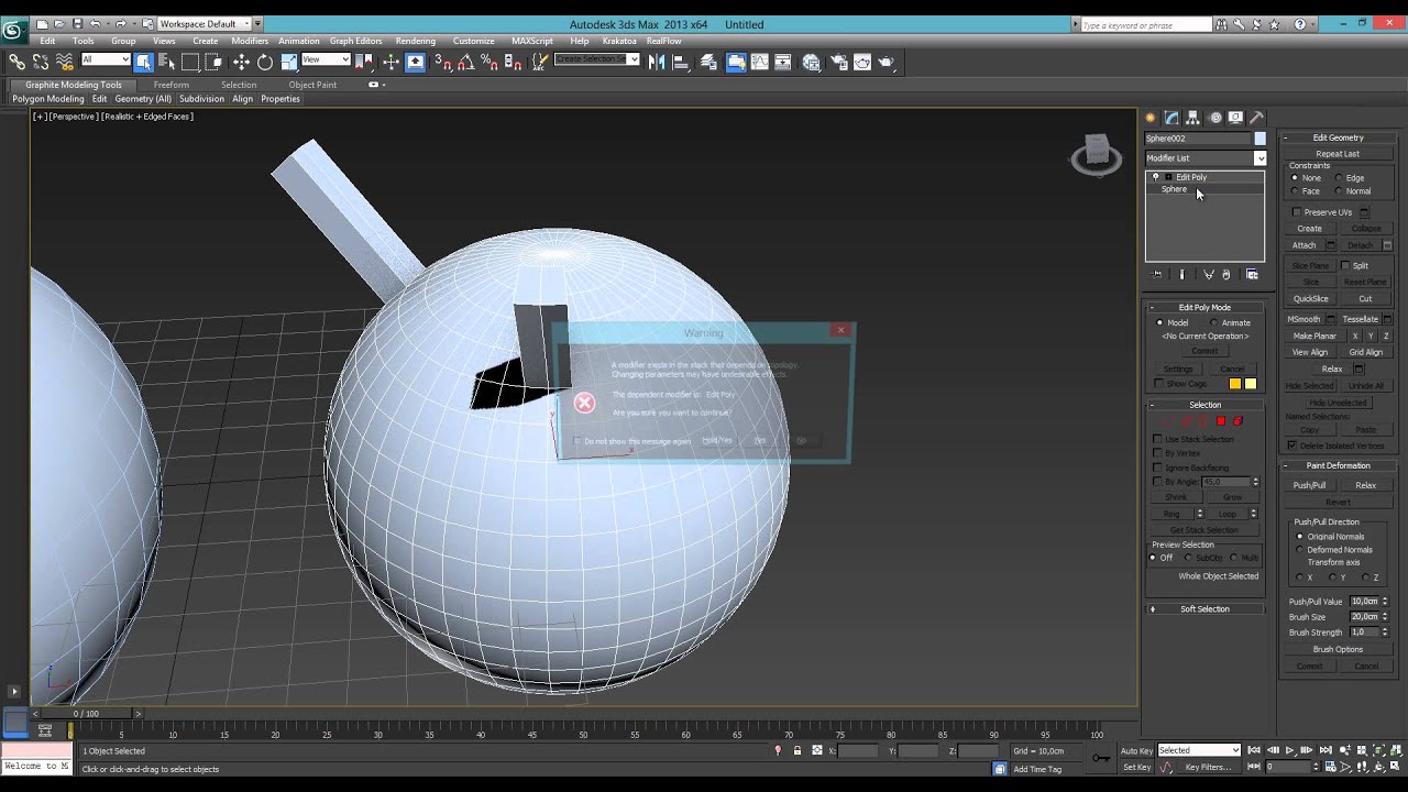 3Ds MAX Tutorial #1: editable poly and edit poly