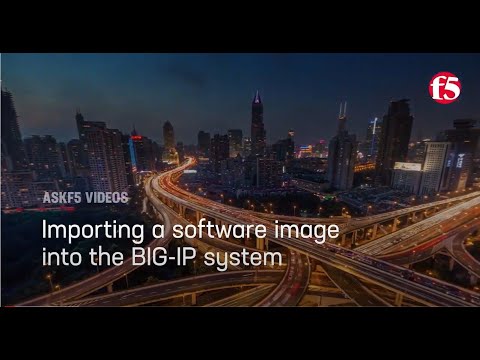 Importing a software image into the BIG-IP system