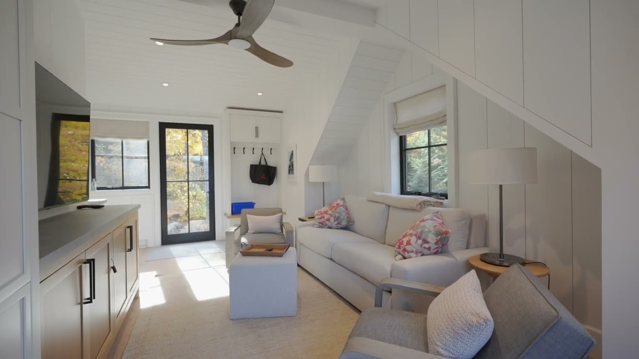 Compact 2-Storey Garage with Guest Cabin in Muskoka | Chown Road Garage Tour