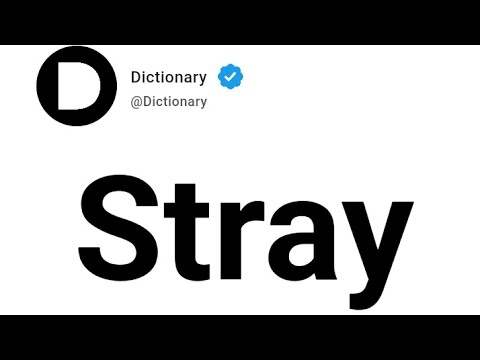 Stray Meaning In English