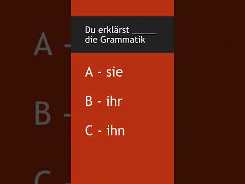#shorts #deutschlernen #germangrammar #deutschüben #grammatik #grammatikdeutsch #lernen #deutsch